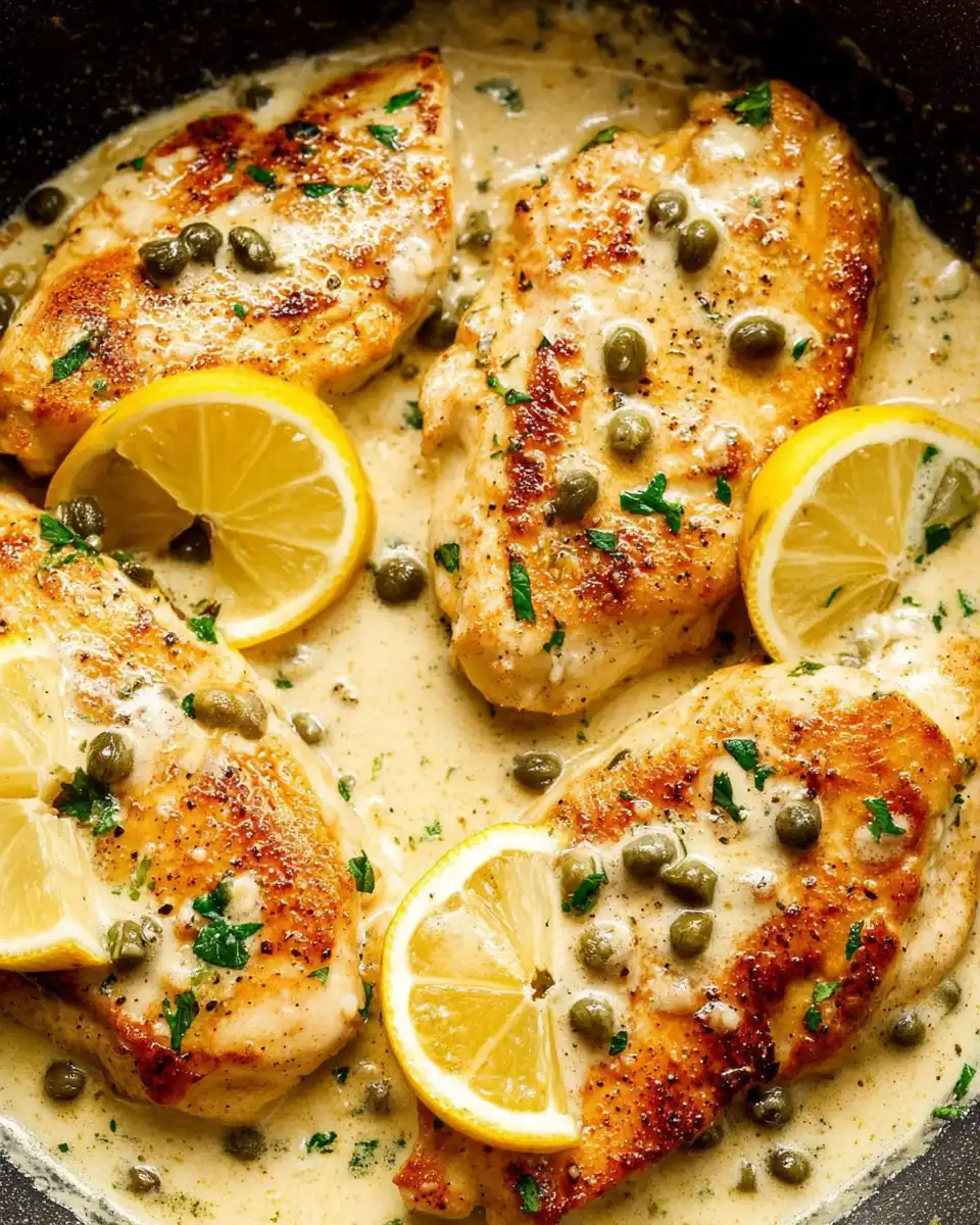 Easy Chicken Piccata Recipe with Lemon Caper Sauce
