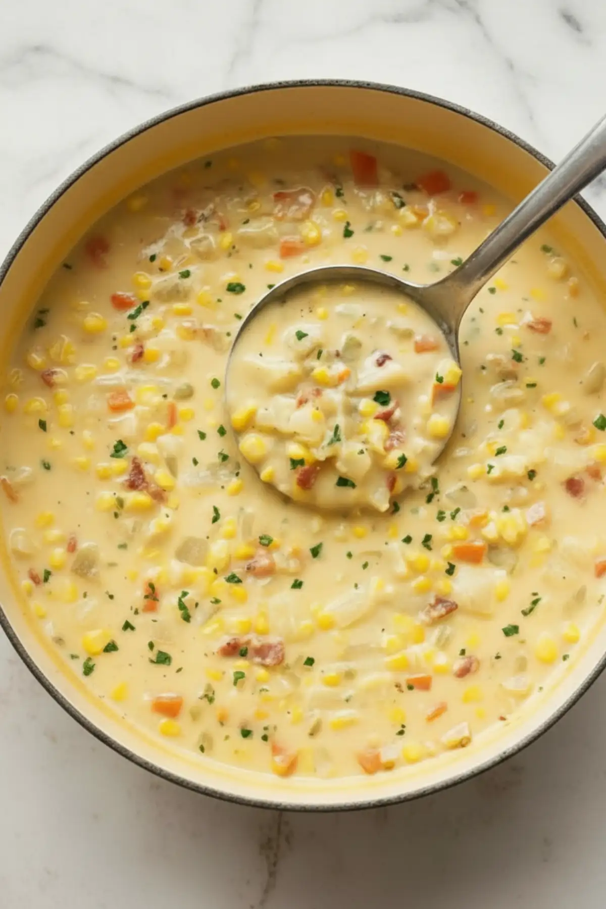 Easy Corn Chowder Recipe with Fresh or Frozen Corn