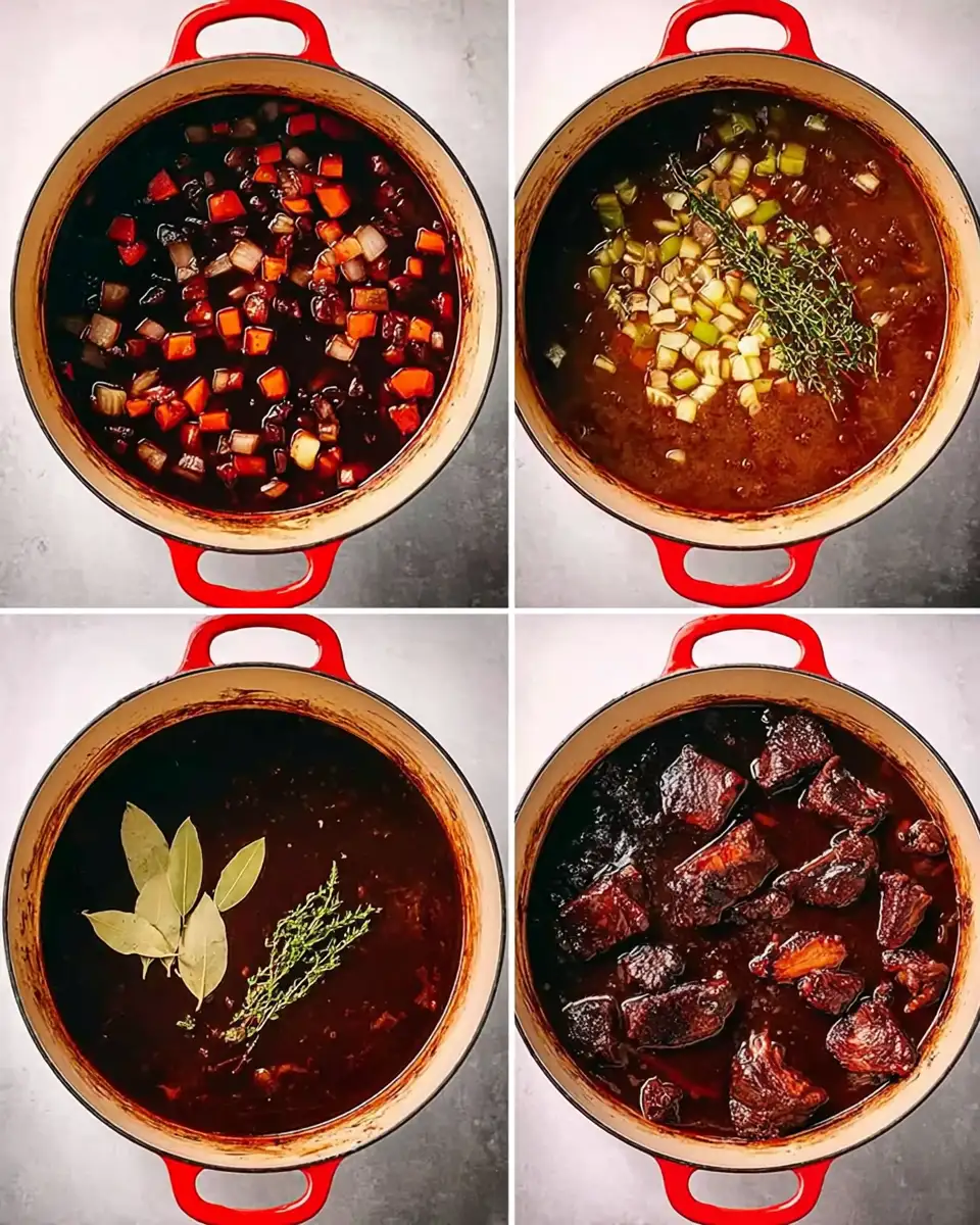 Simple Braised Short Ribs Recipe in Dutch Oven